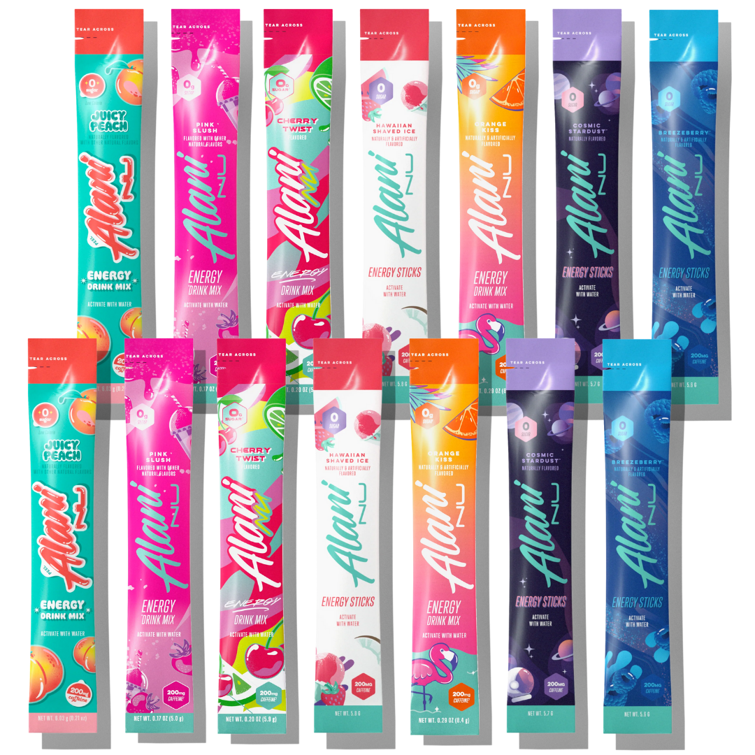 Alani on The go Energy Powder Sticks | Variety Pack | 7 Flavors (14 ...