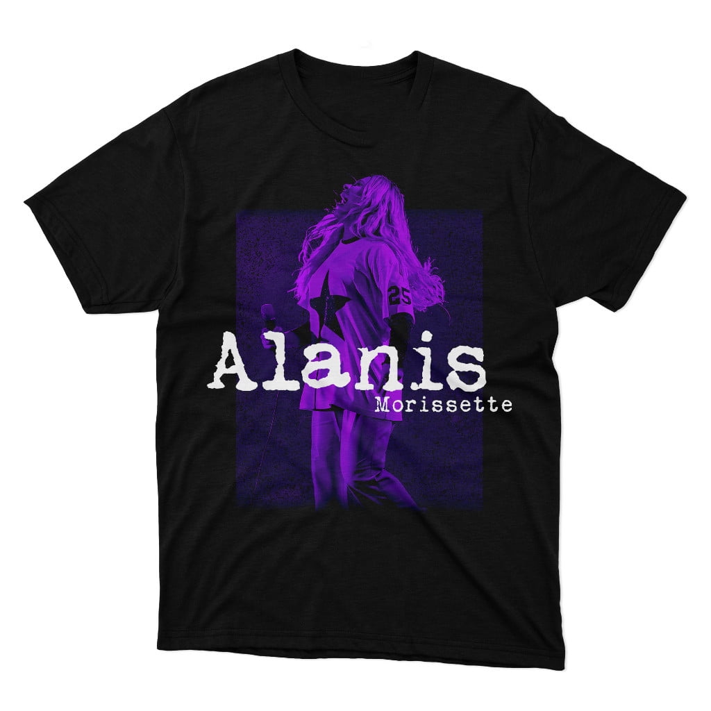 Alanis Morissette 2025 Tour Unisex Black T Shirt S-5XL Men Women BF378 ...