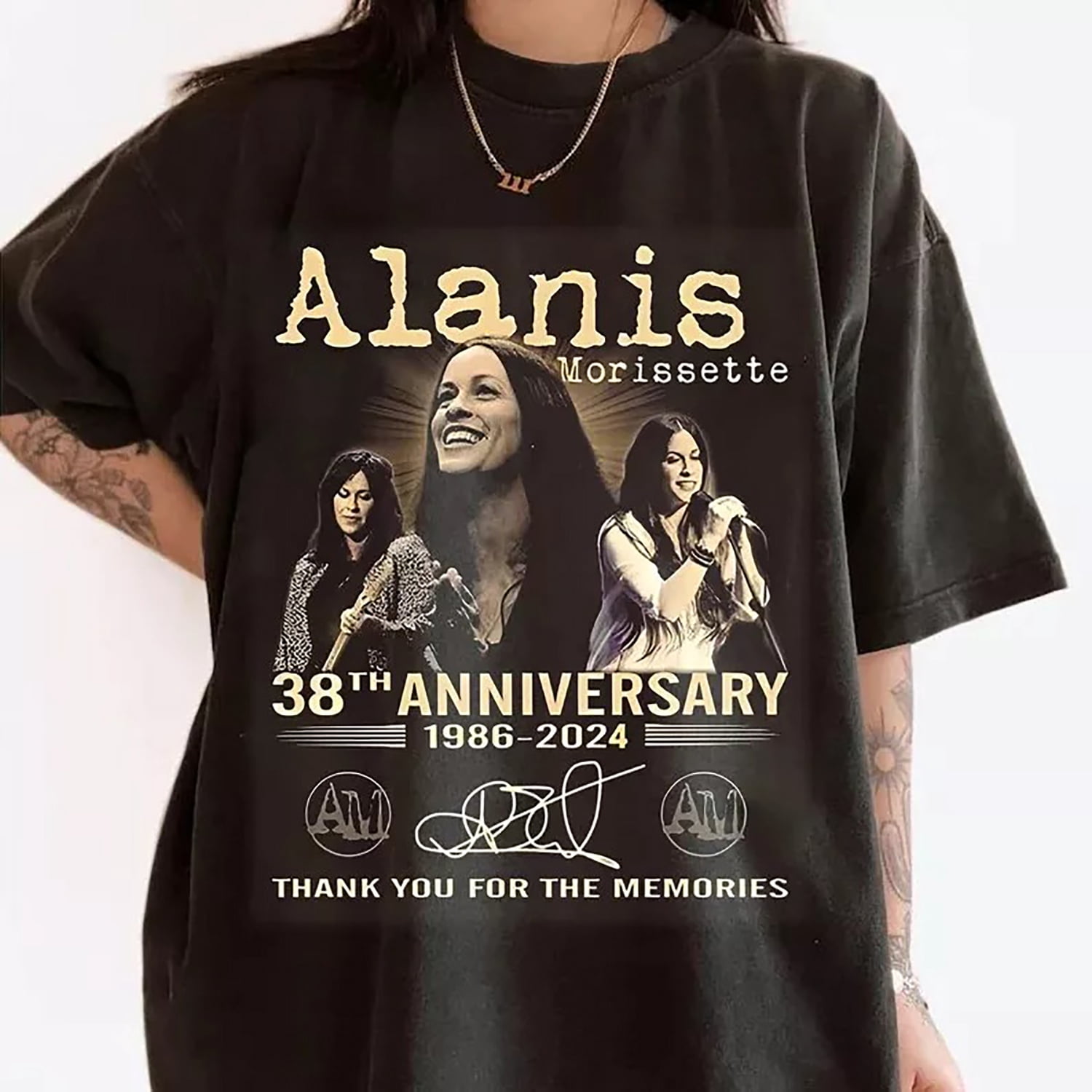 Alanis Morissette 90s T-Shirt, Alanis Morissette The Triple Moon Tour ...