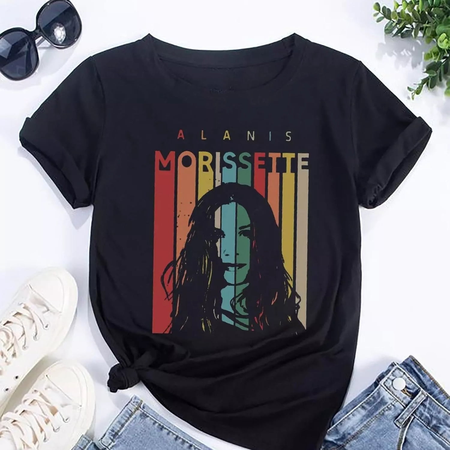 Alanis Morissette 90s Vintage Shirt The Triple Moon Tour 2024 - Walmart.com