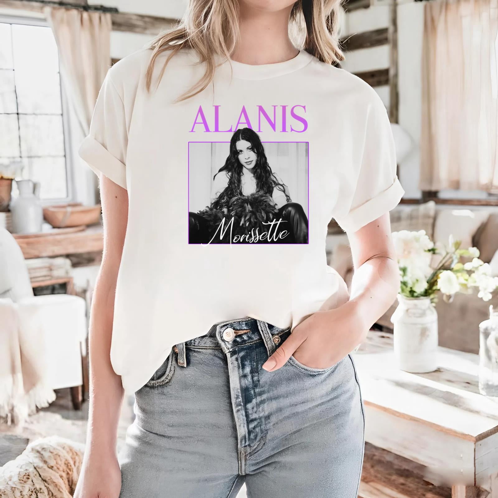 Alanis Morissette 90s Vintage The Triple Moon Tour Concert T-Shirt ...