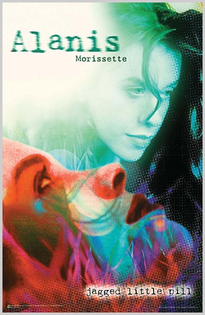 Alanis Morissette Jagged Little Pill Music Mini Poster - 11.5 x 17.5 in ...