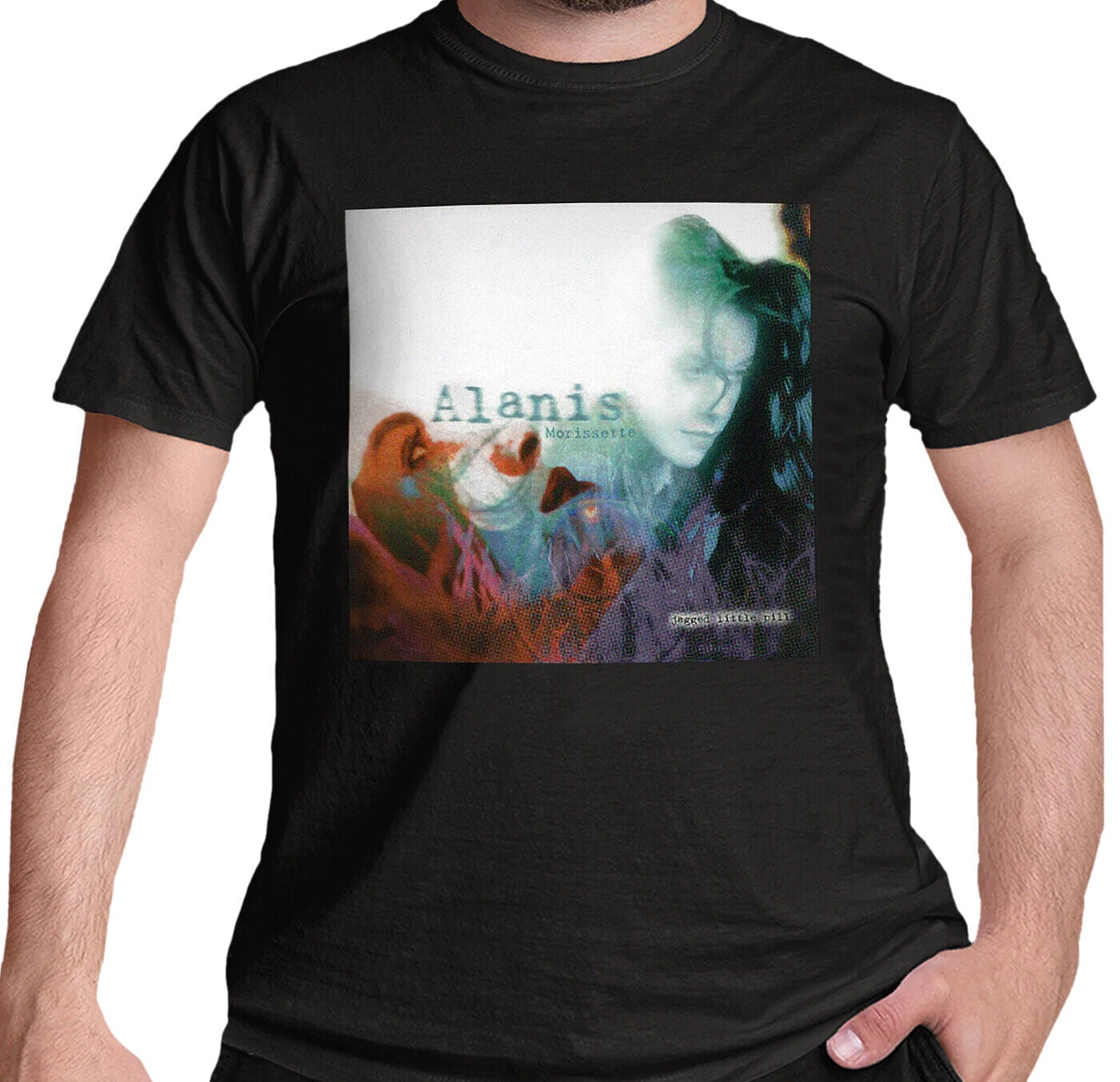 Alanis Morissette T Shirt Jagged Little Pill Official Black NEW ...
