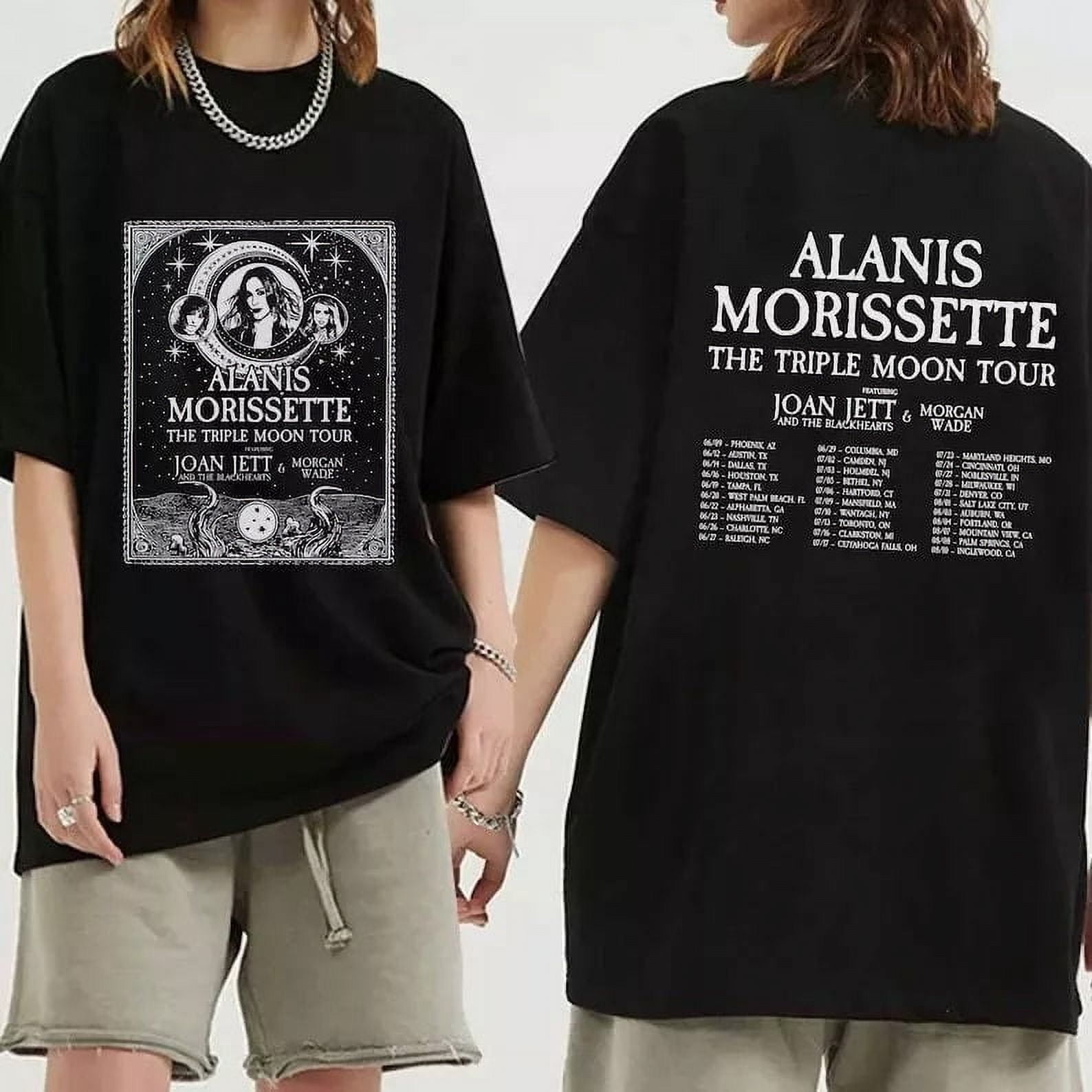 Alanis Morissette The Triple Moon Tour 2024 Shirt Alanis Morissette Fan ...
