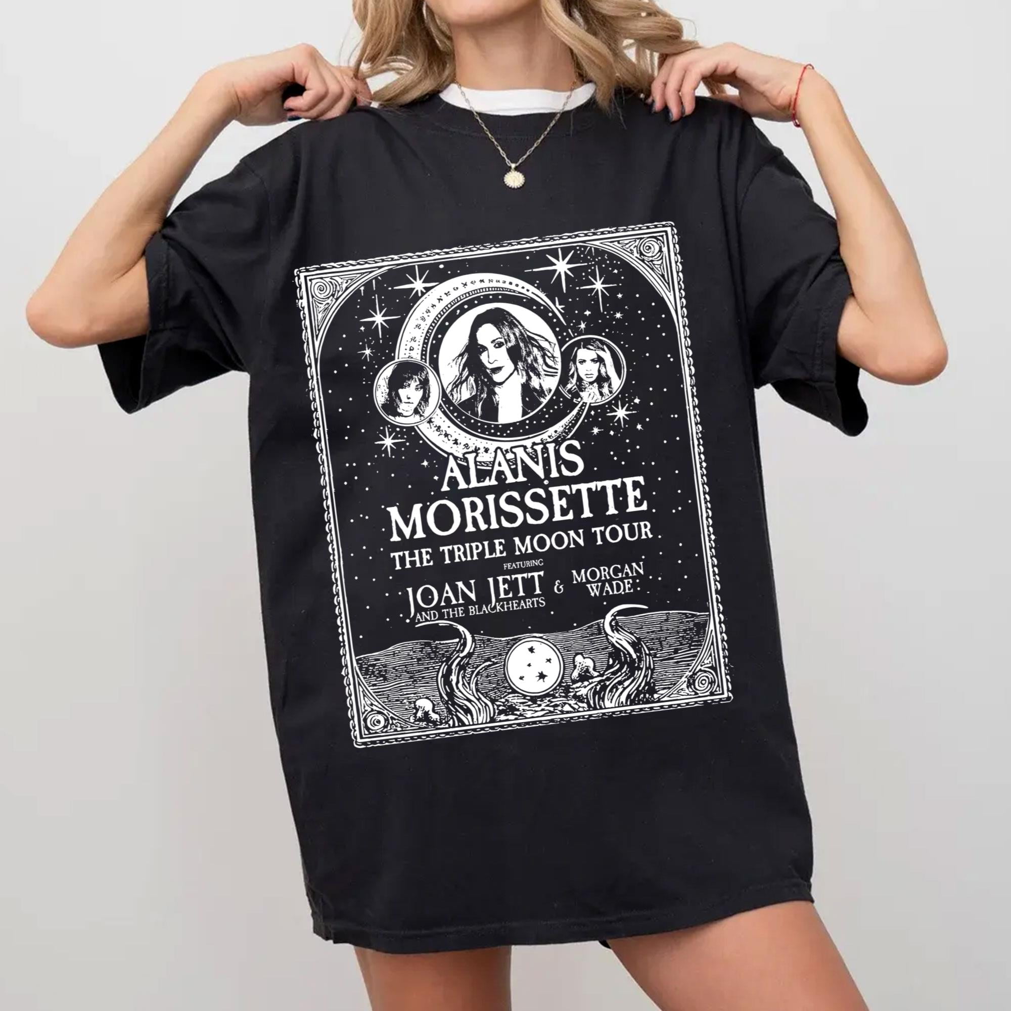 Alanis Morissette The Triple Moon Tour 2024 T-Shirt, Alanis Morissette ...
