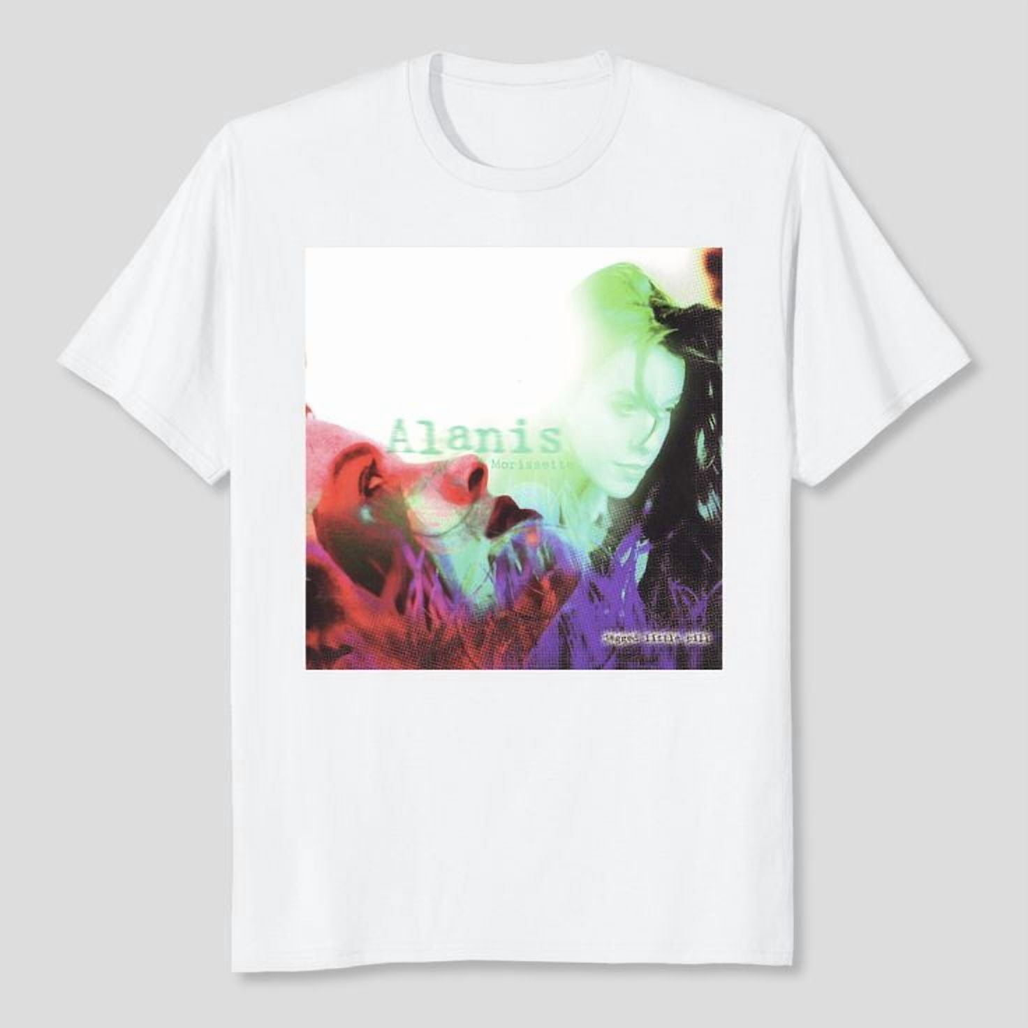 Alanis Morissette Vintage Shirt, Jagged Little Pill Album Tee Men's And ...
