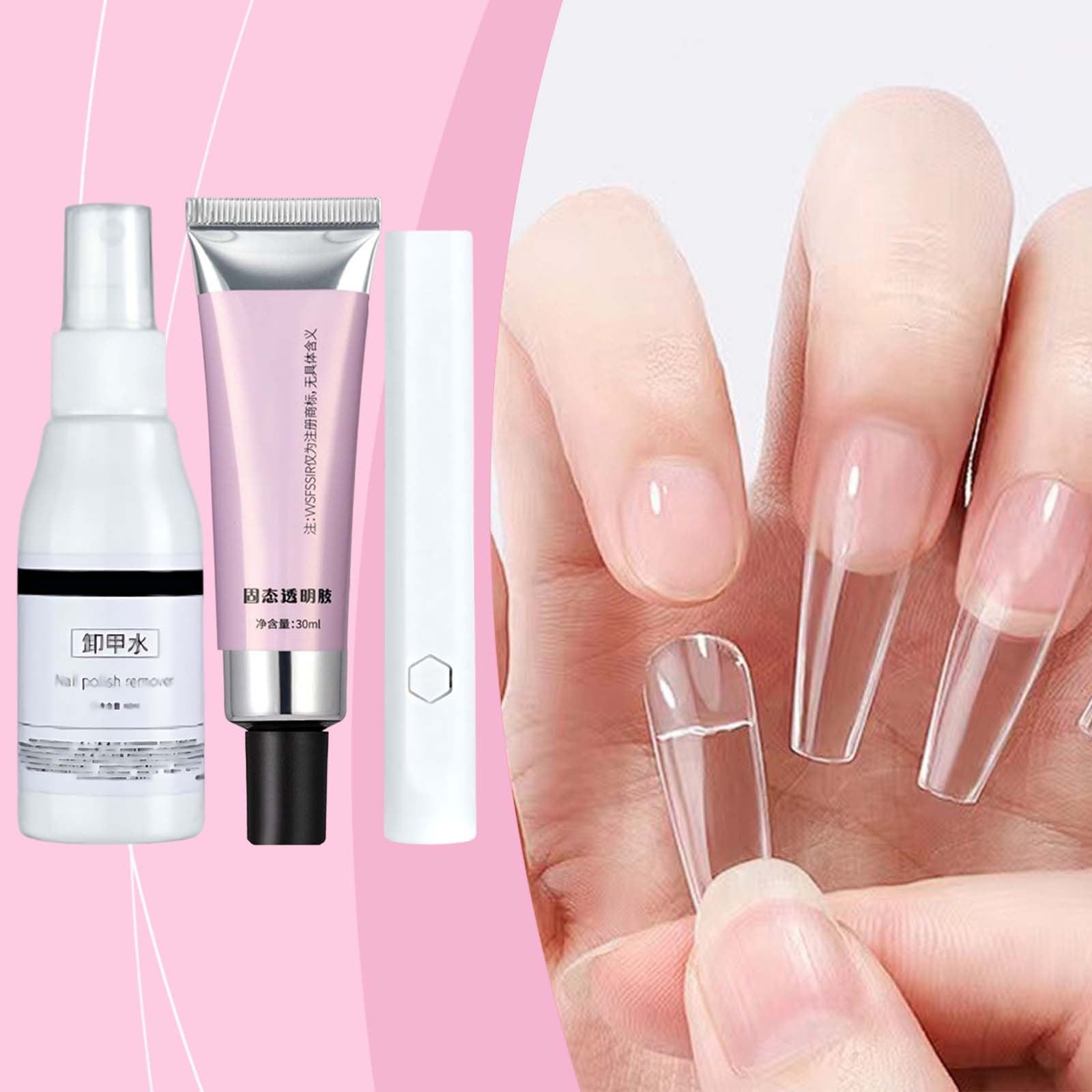 Alaparte 3-in-1 Nail Art Gel Remover & Adhesive for Easy Nail Patch ...