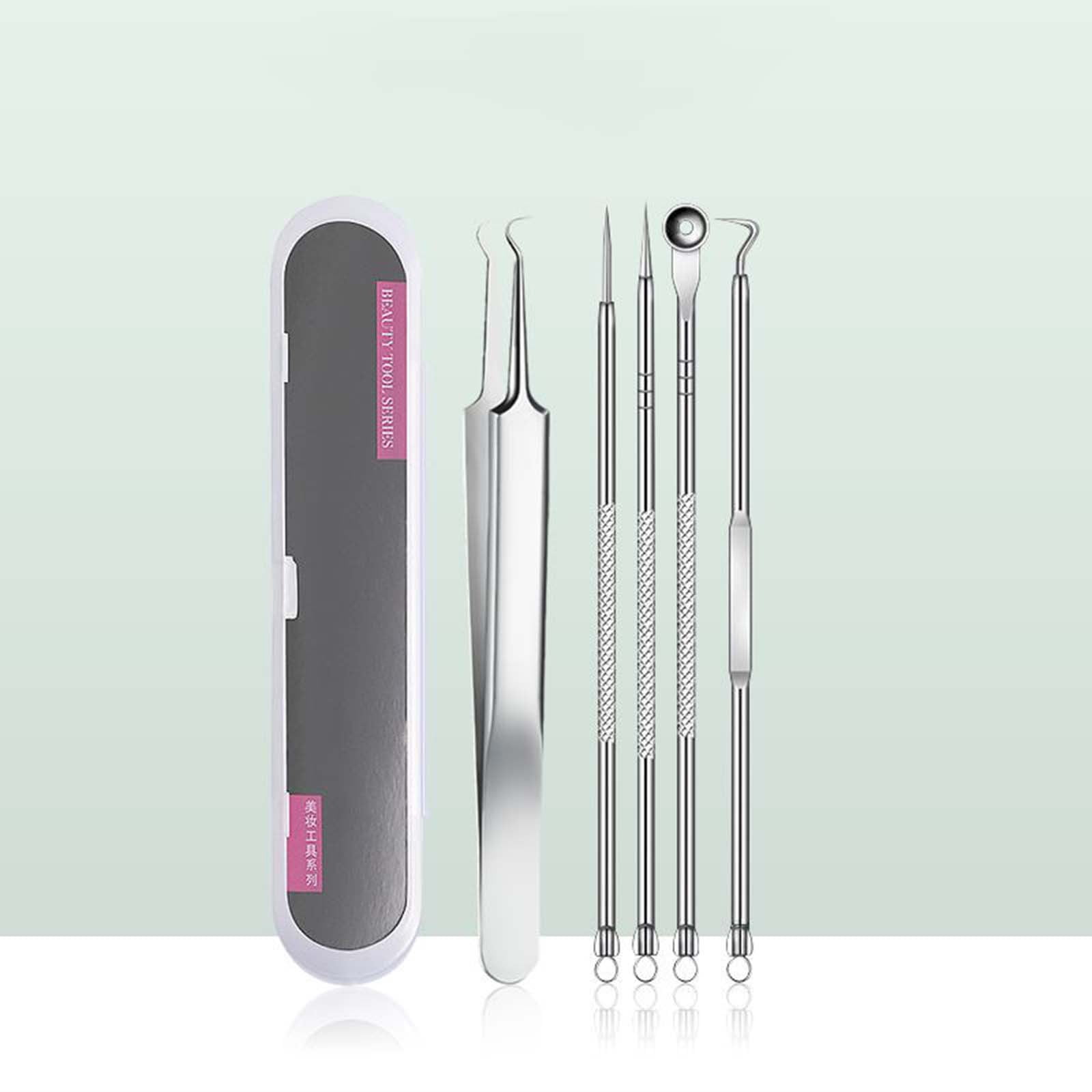 Alaparte 5-Piece Pimple Popper Tool Kit–Professional Blackhead Remover ...