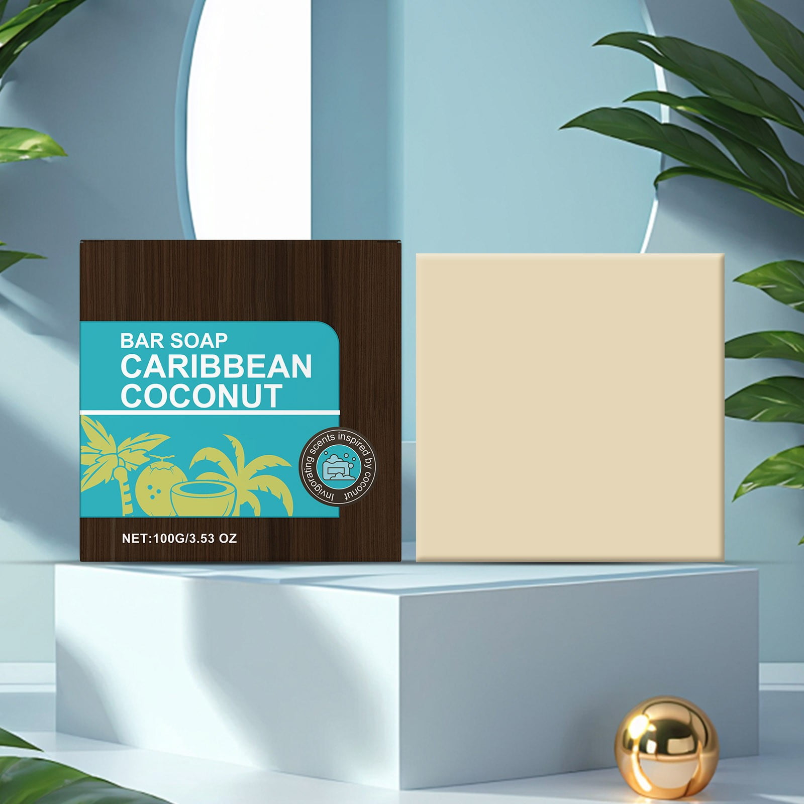 Alaparte Caribbean Coconut Bath Soap – Men’s Handmade Oil-Control Soap ...