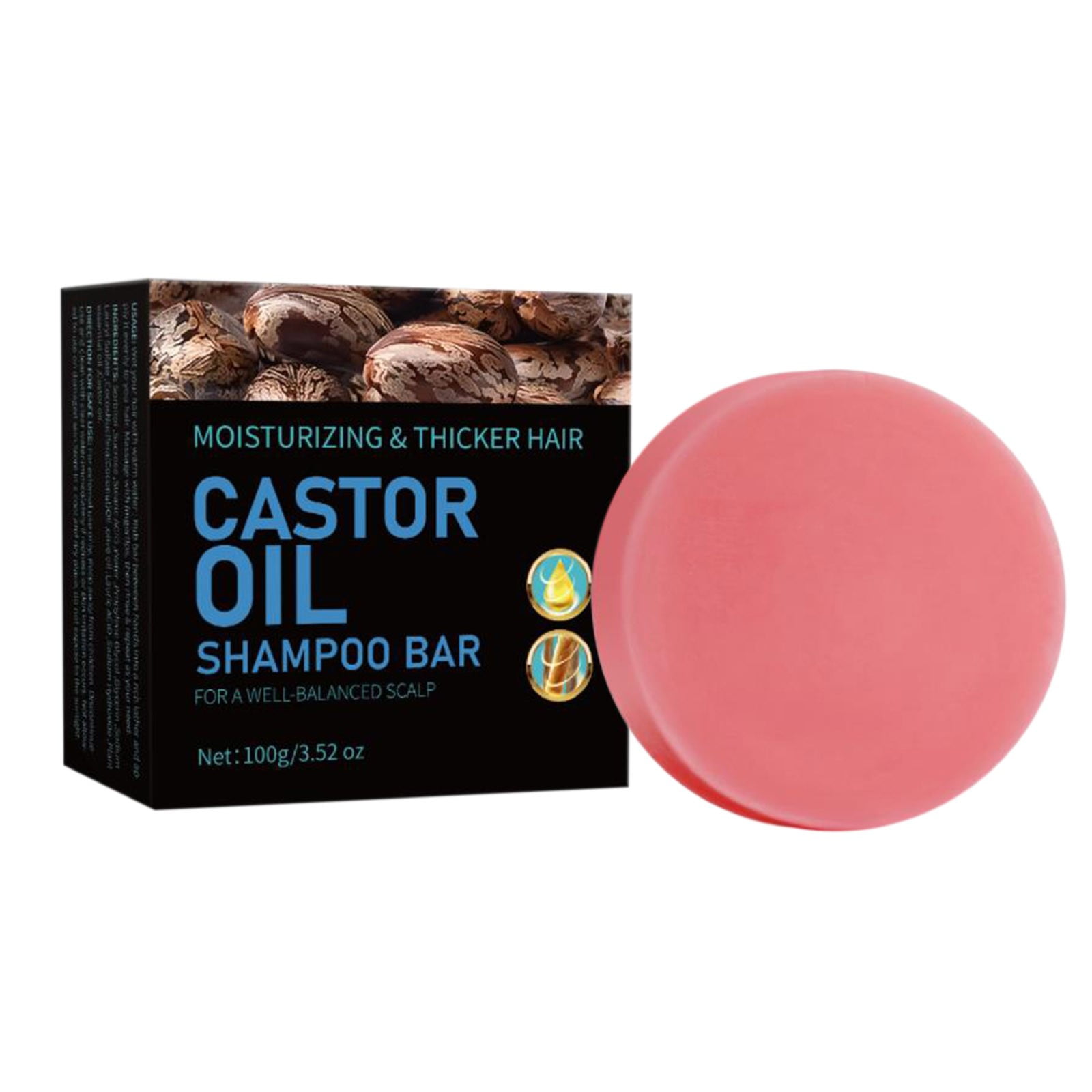 Alaparte Castor Oil Shampoo Stick Natural Shampoo For Hair Growth ...