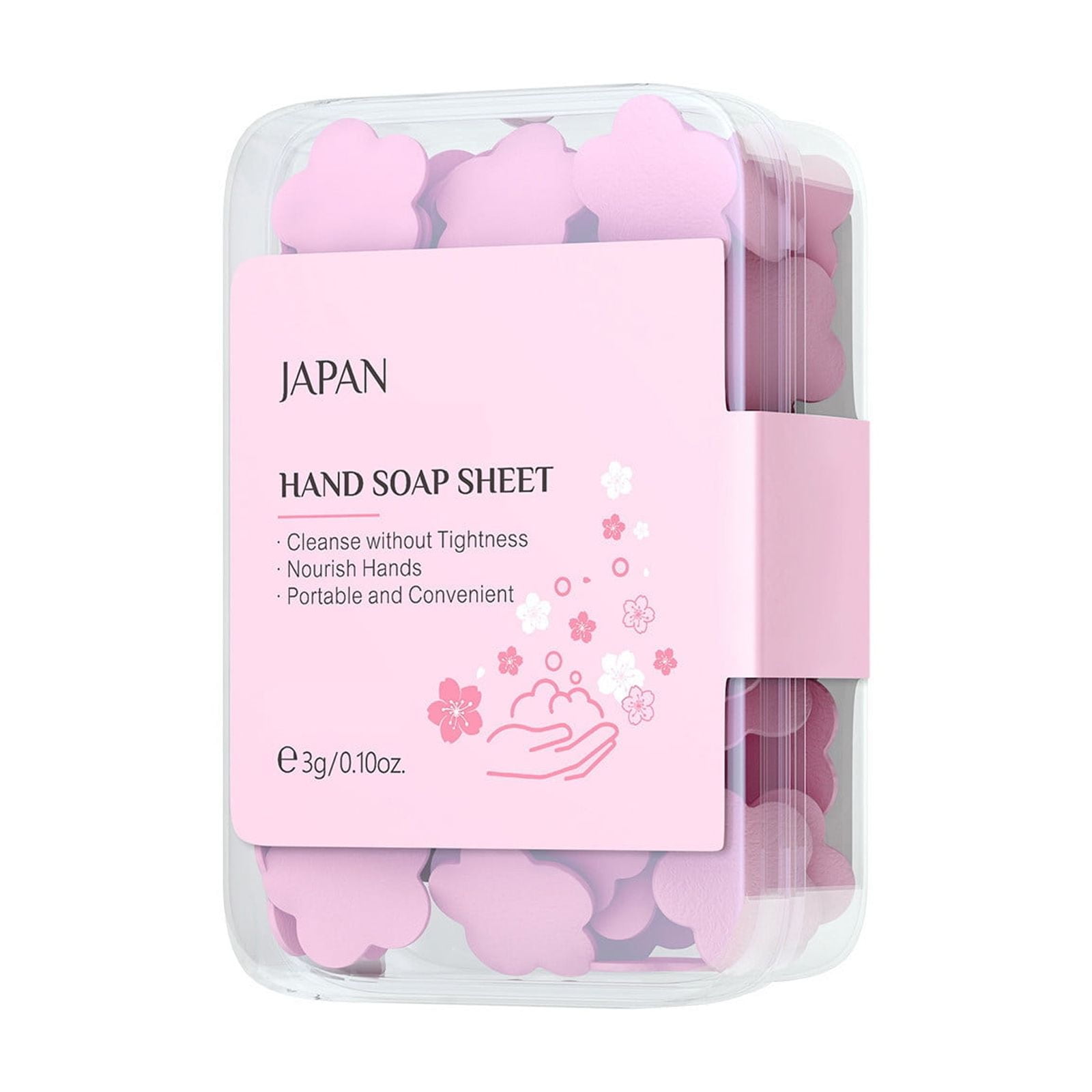 Alaparte Cherry Blossom Scented Disposable Soap Tablets - Portable and ...