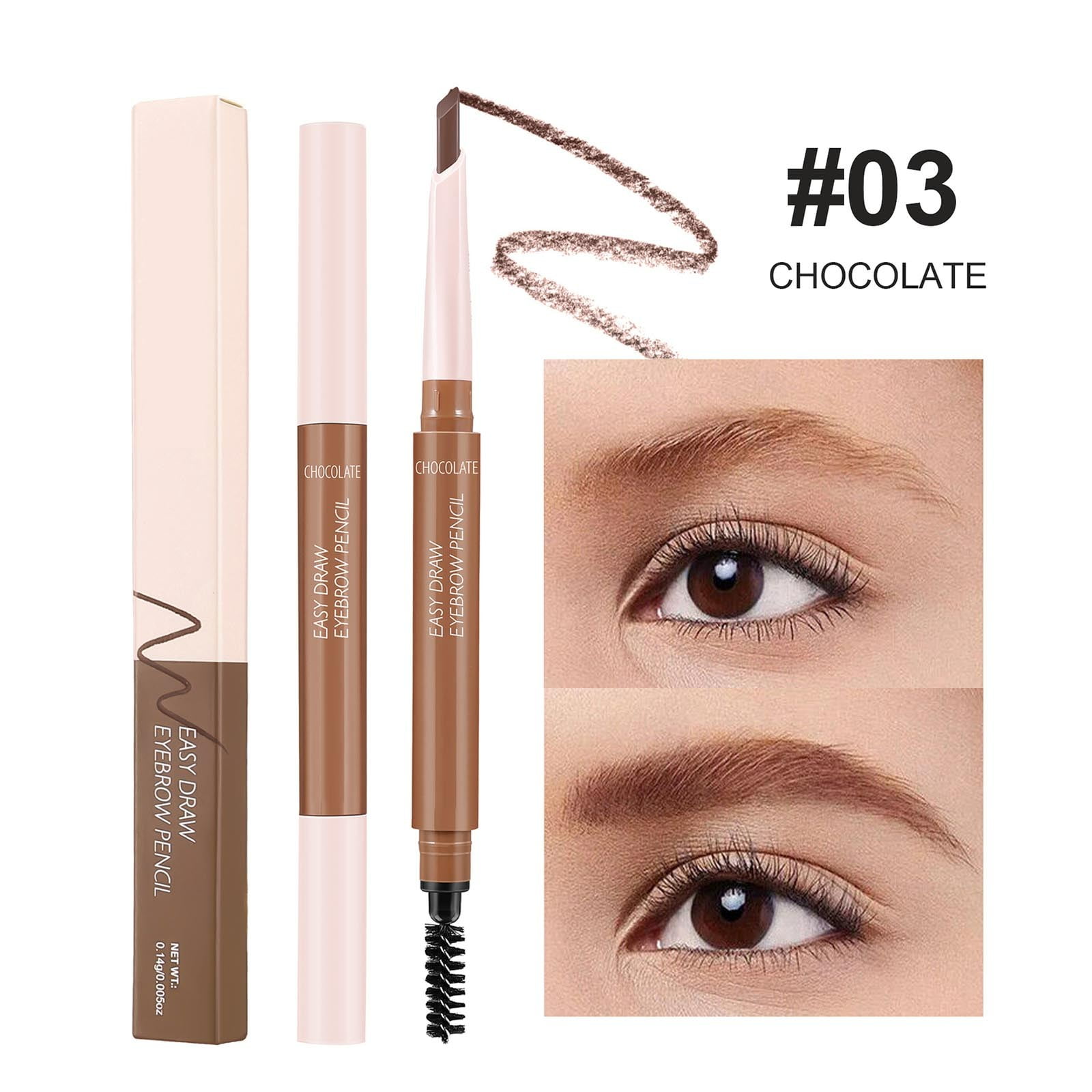 Alaparte Double Tip Eyebrow Pencil, Waterproof, Extremely Thin, Non ...
