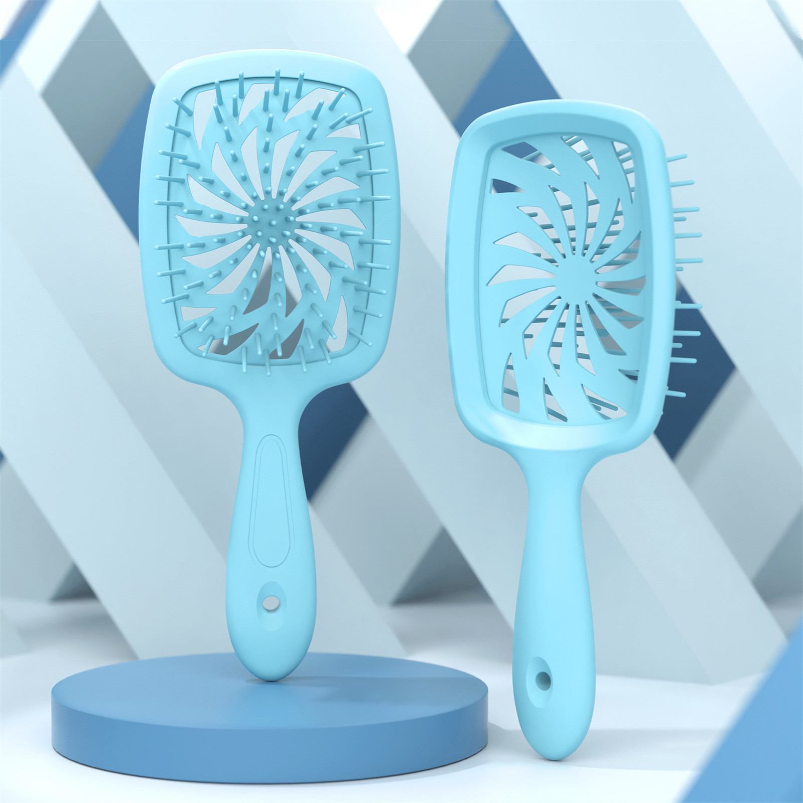 Alaparte,Fan-shaped Hollow Brush Antistatic Smoothing Comb Scalp ...