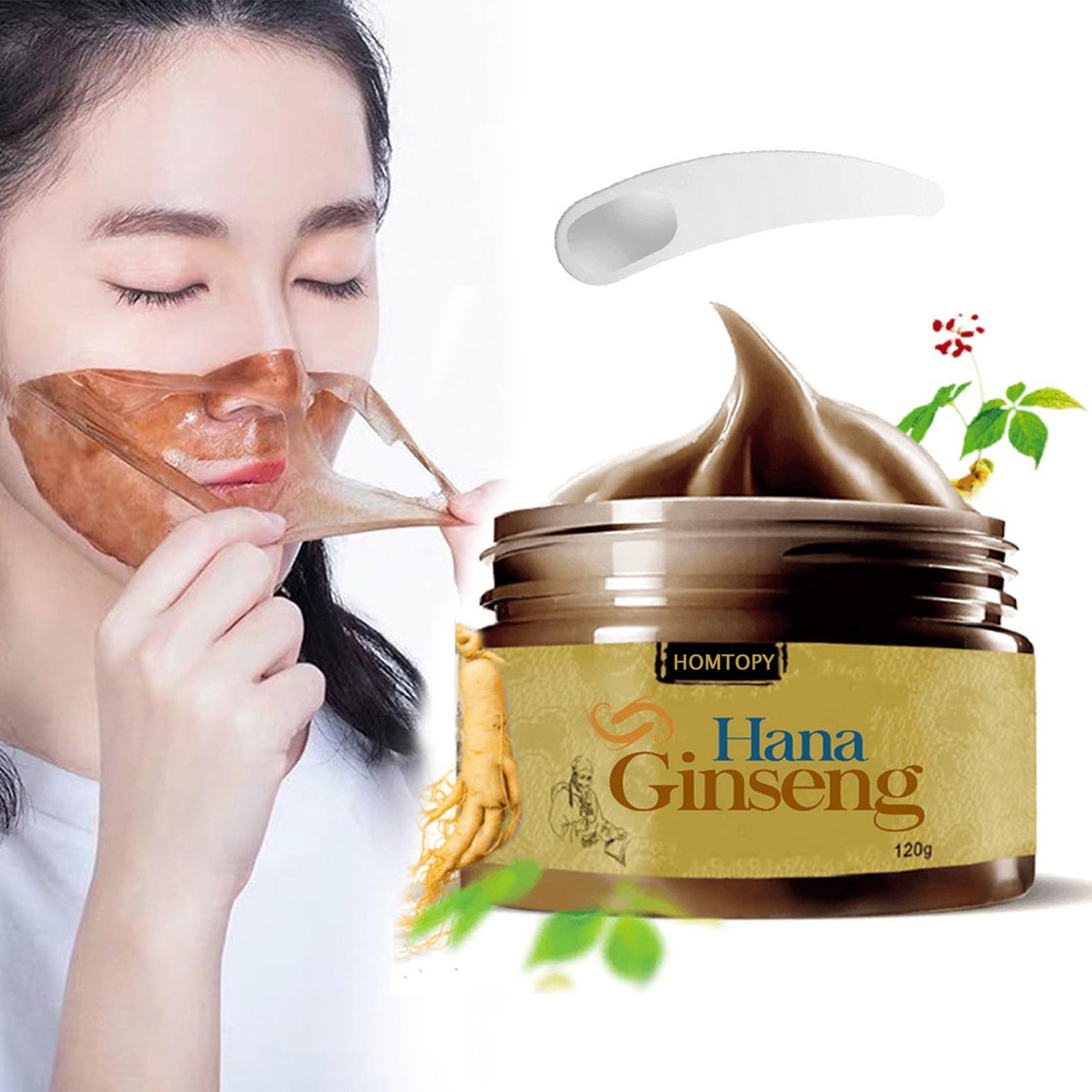Alaparte,Ginseng Peel Off Face Mask Natural Herbal Ginseng Face Mask ...