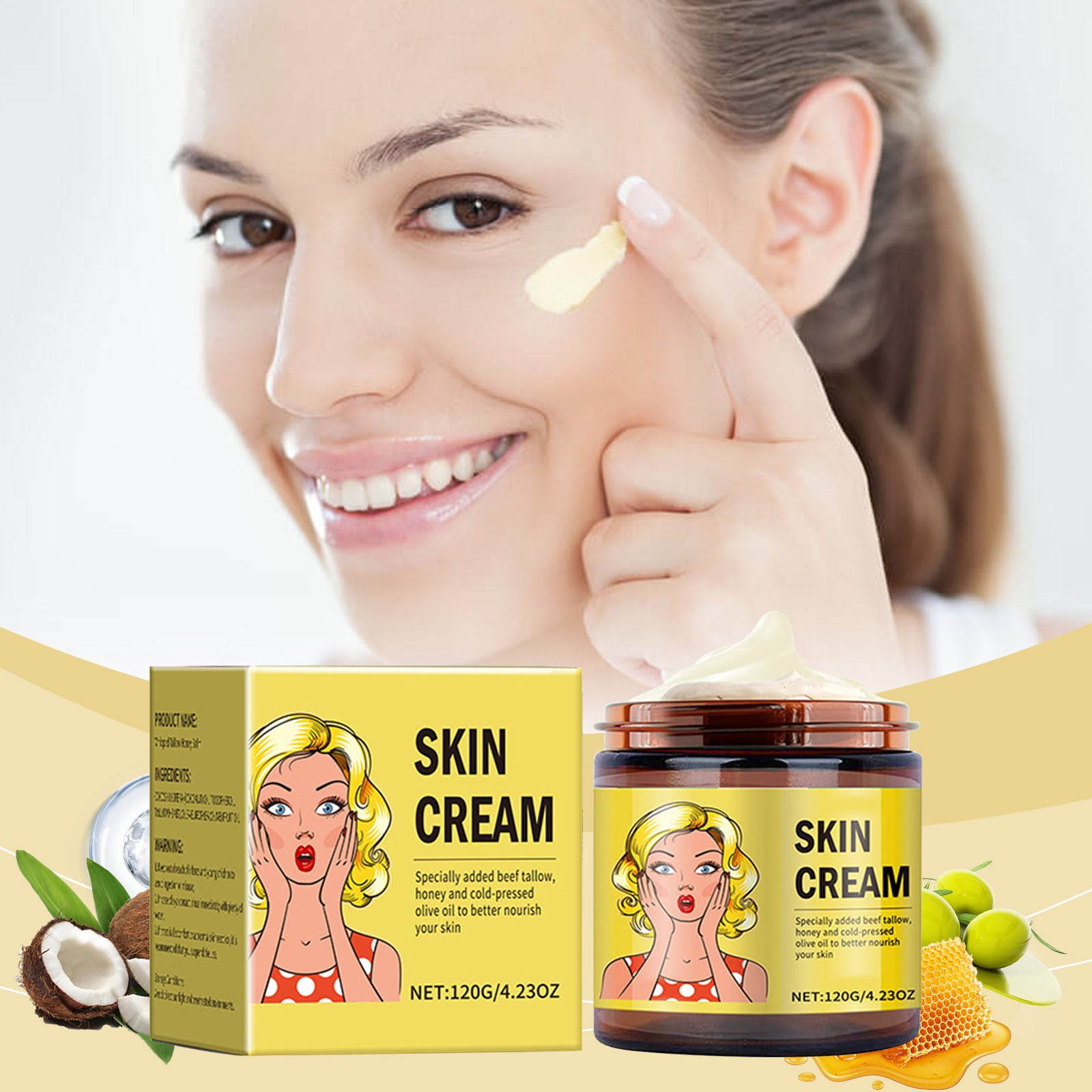 Alaparte Grass-Fed Beef Tallow and Honey Face and Body Moisturizer ...