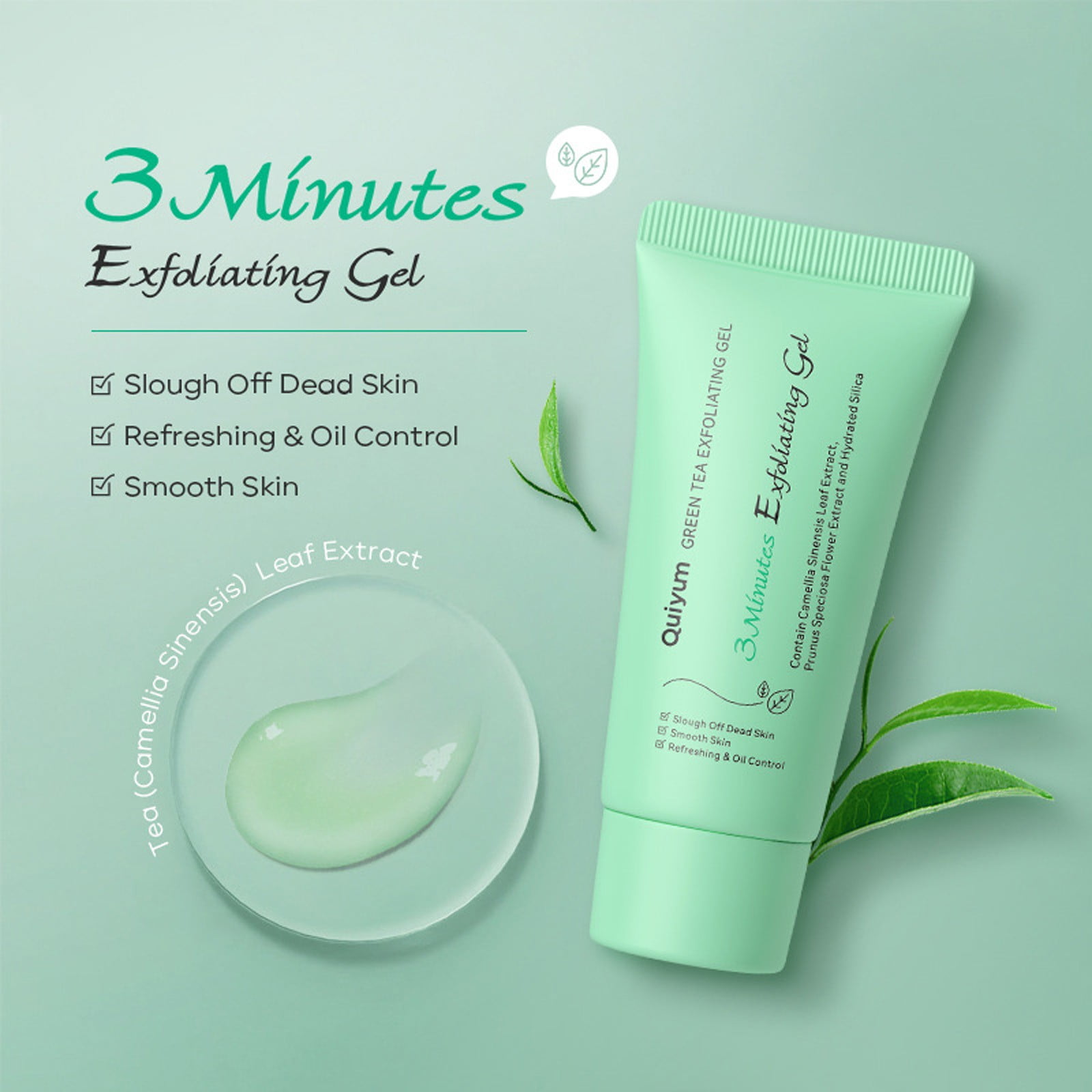 Alaparte, Green Tea Exfoliating Gel 50g, Improve Skin Aging, Facial ...