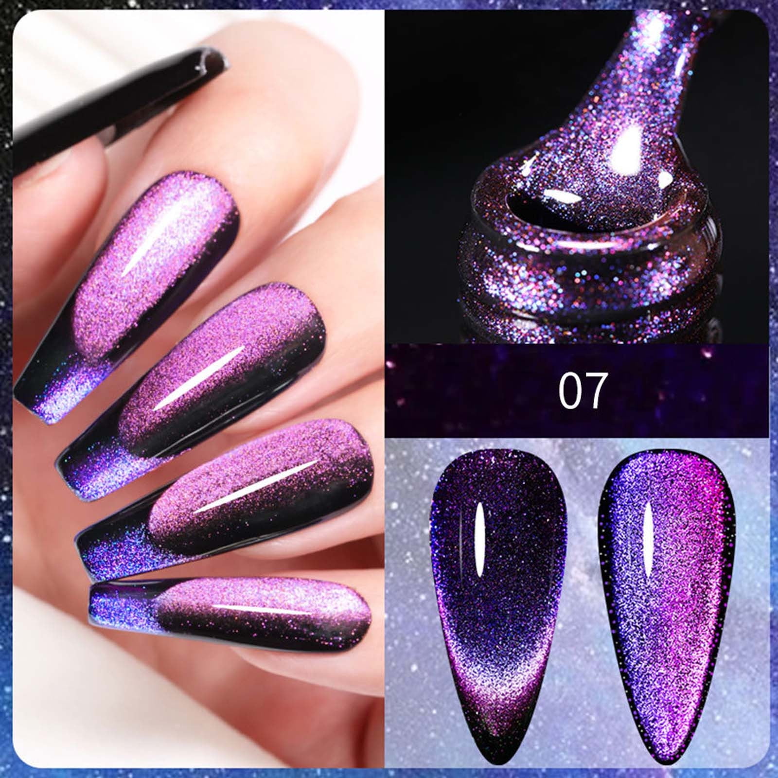 Alaparte Nail Polish Magnetic Magnet Nail Polish Immersion Gel Nail ...