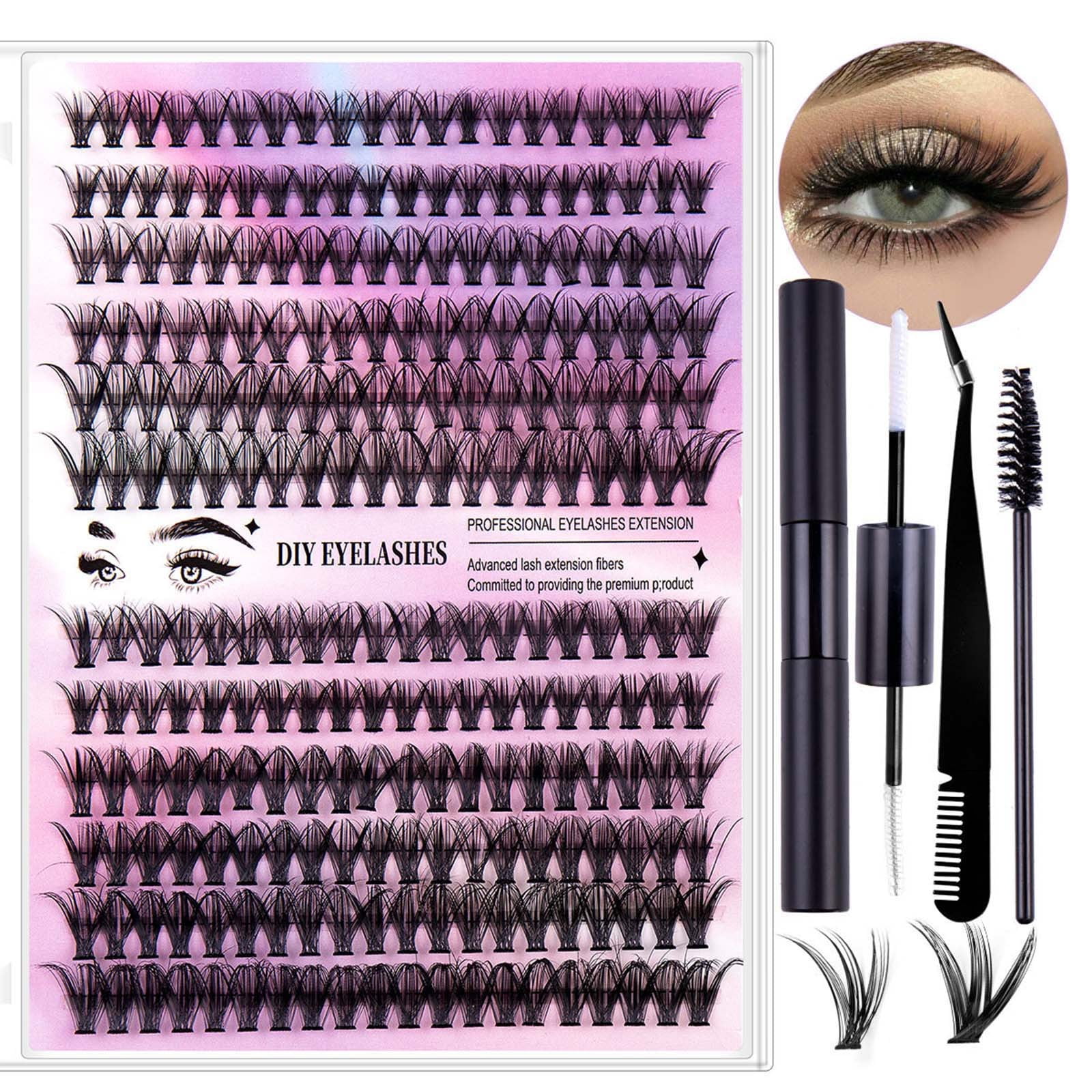 Alaparte,Segmented False Eyelash 12 Rows Large Capacity Adhesive ...