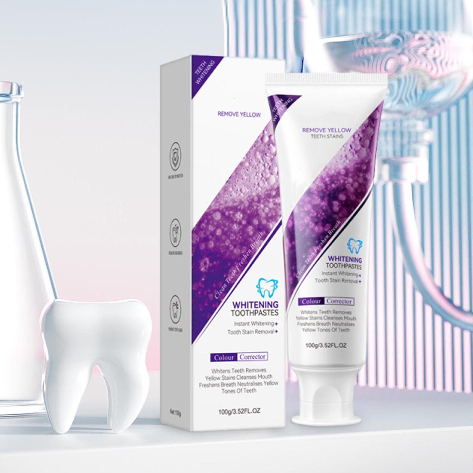 Alaparte Toothpaste Clean Teeth Stains With Toothpaste Safe For ...