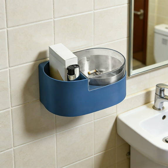 Alaparte Wall Mounted Ashtrays With Lid Removable Stainless Steel Liner ...