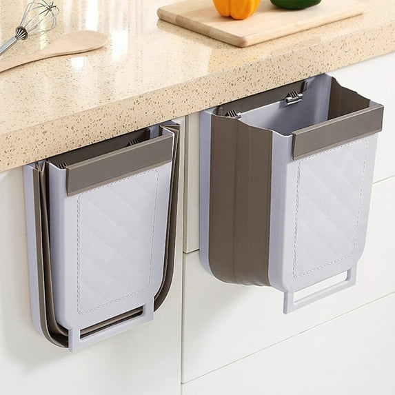 Alaparte Wall Mounted Household Foldable Trash Can Kitchen Folding ...