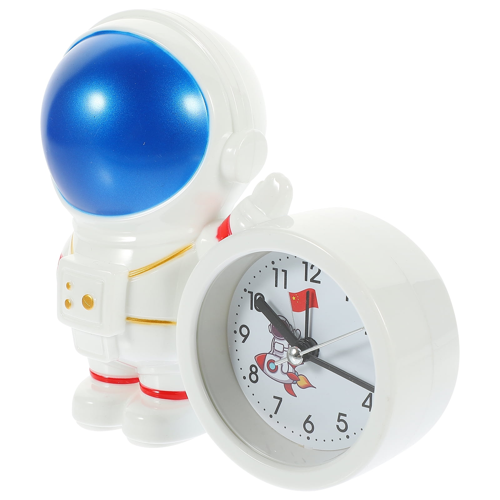 ifundom Clocks for Home Decor Spaceman Clock Blue Plastic 1Set ...