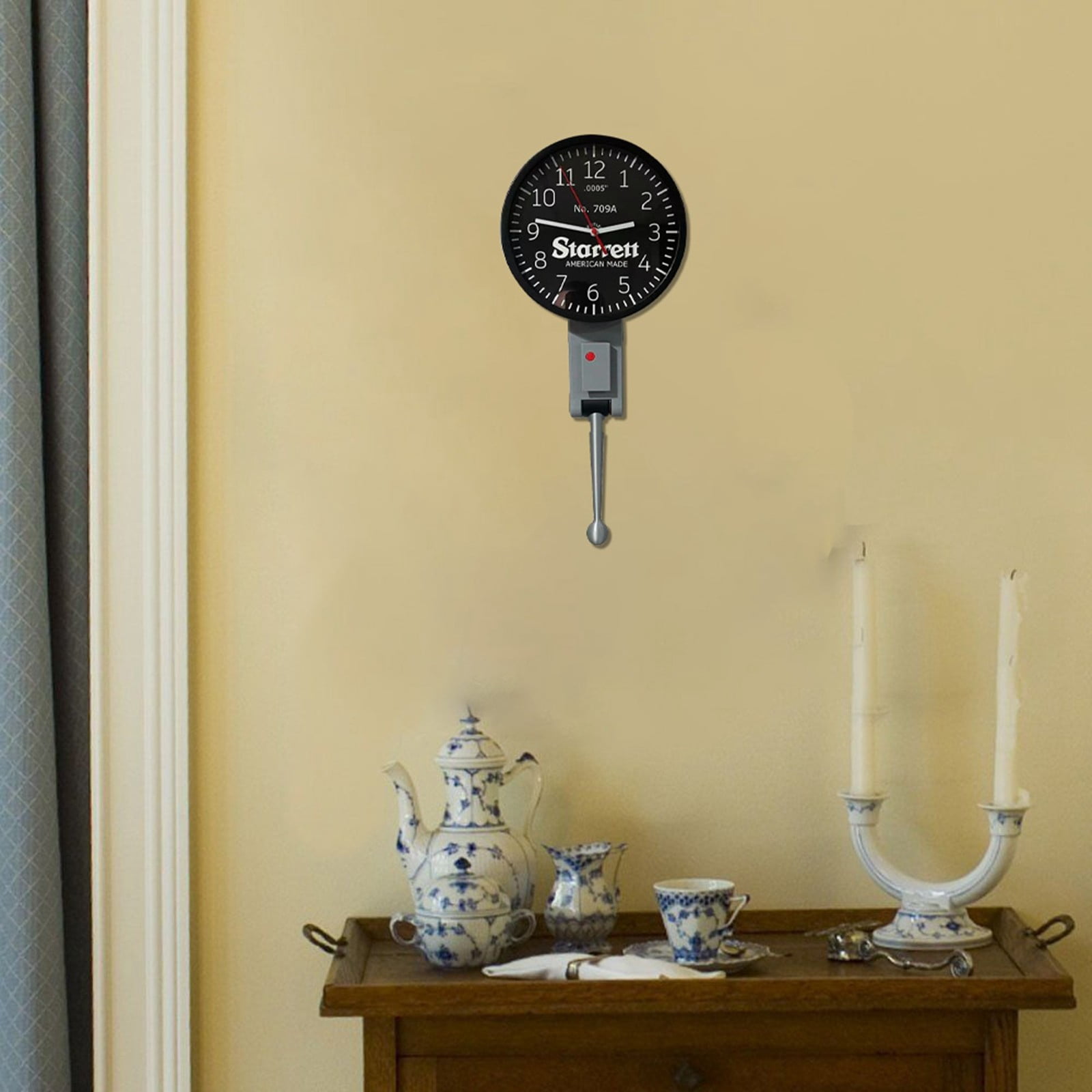 Alarm Clock 8 Inch Dial Indicator Wall Clock Great Gift Dial Wall Clock ...