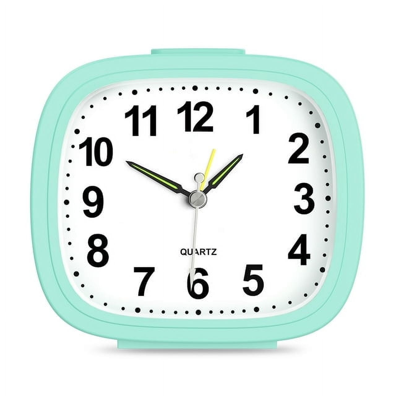 Alarm Clock, AMIR Silent Non Ticking Alarm Clock with Snooze & Night ...