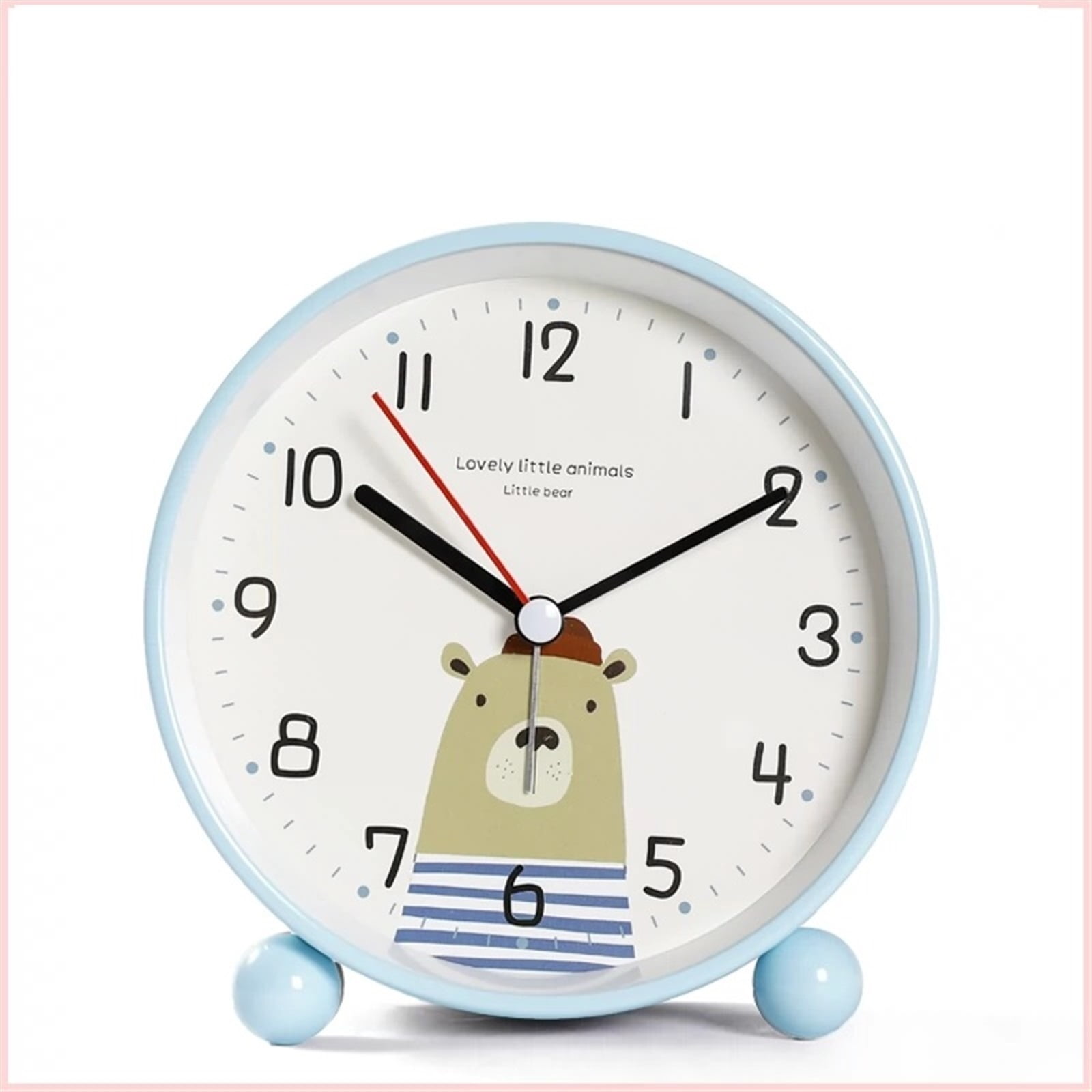 Alarm Clock Bedside Analog Alarm Clock for Bedroom, Battery Operated ...