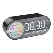 Dvkptbk Digital Clock With Bluetooth Speaker Alarm Clock With Dual ...