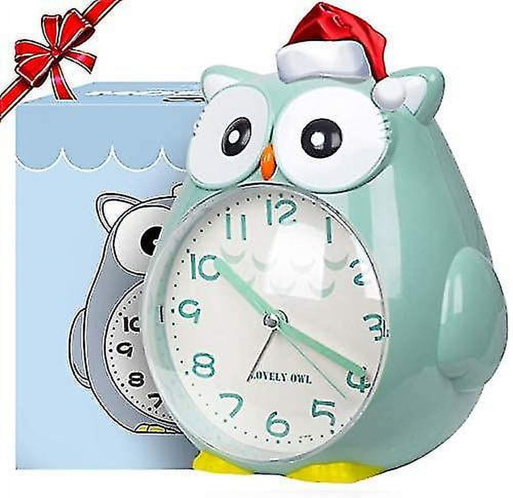 Alarm Clock Children Without Ticking Children's Clock With Night Light ...