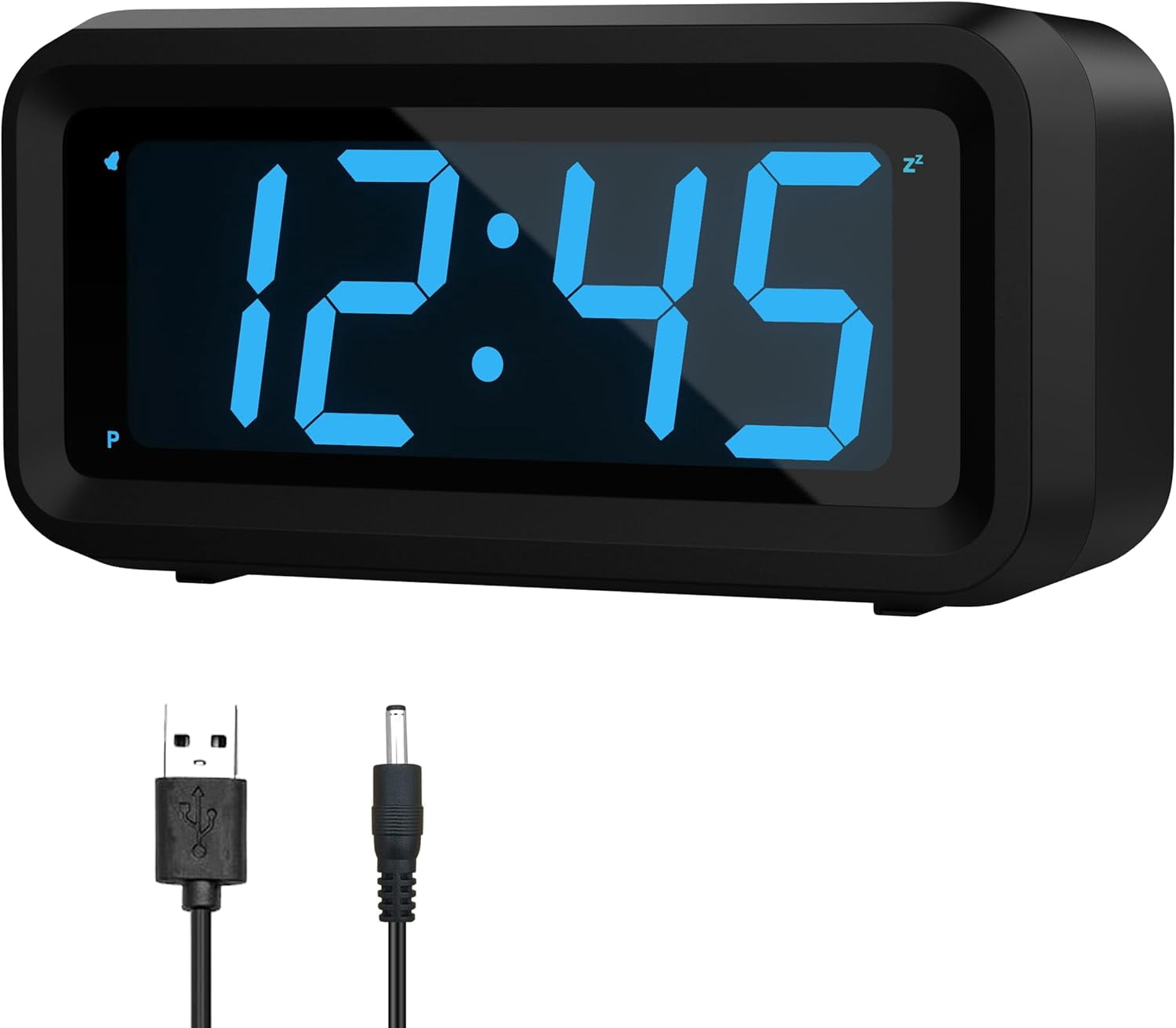 Alarm Clock, Corded Powered/Battery Powered, Upgrade Bigger Button,1 ...