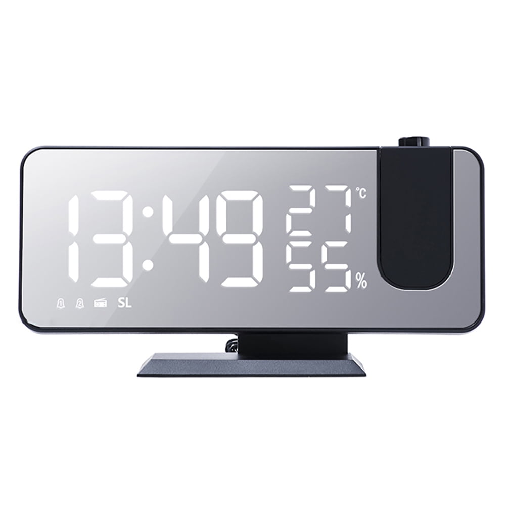 Alarm Clock, Digital Projection Alarm Clock with Weather Station ...
