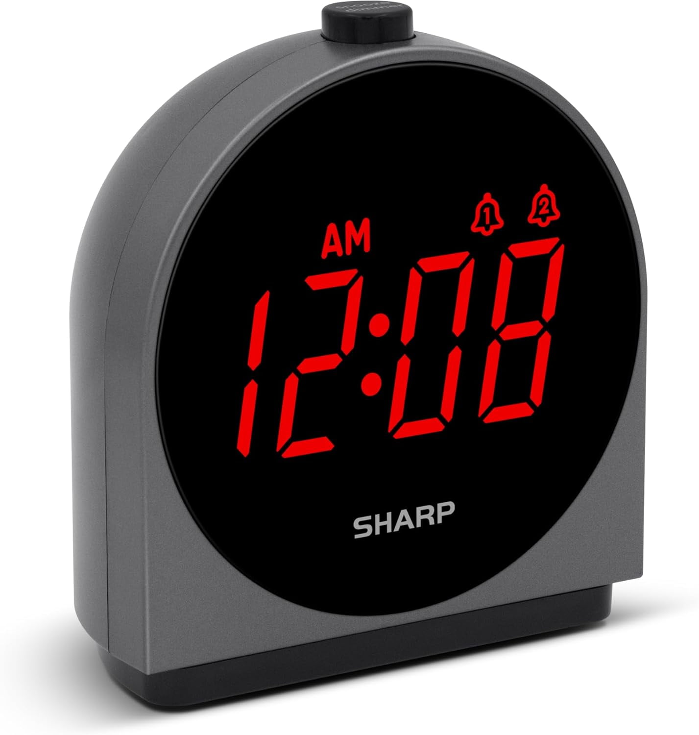 Alarm Clock For Bedroom, 2 Alarms, Easy To Read Display, Simple Basic ...