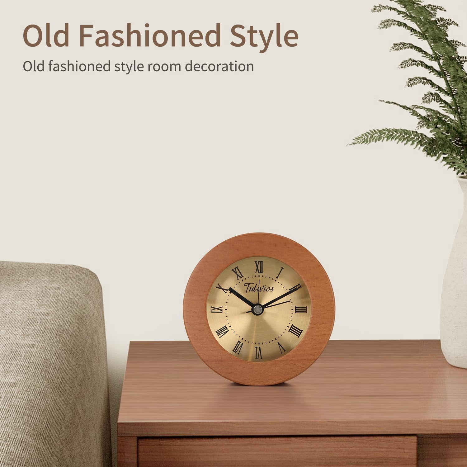 Alarm Clock For Bedroom With Backlight, Battery Operated, Non-Ticking ...