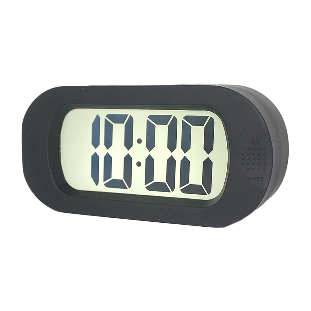 Alarm Clock For Bedrooms, Led Digital Clock Battery Operated Small Wall ...