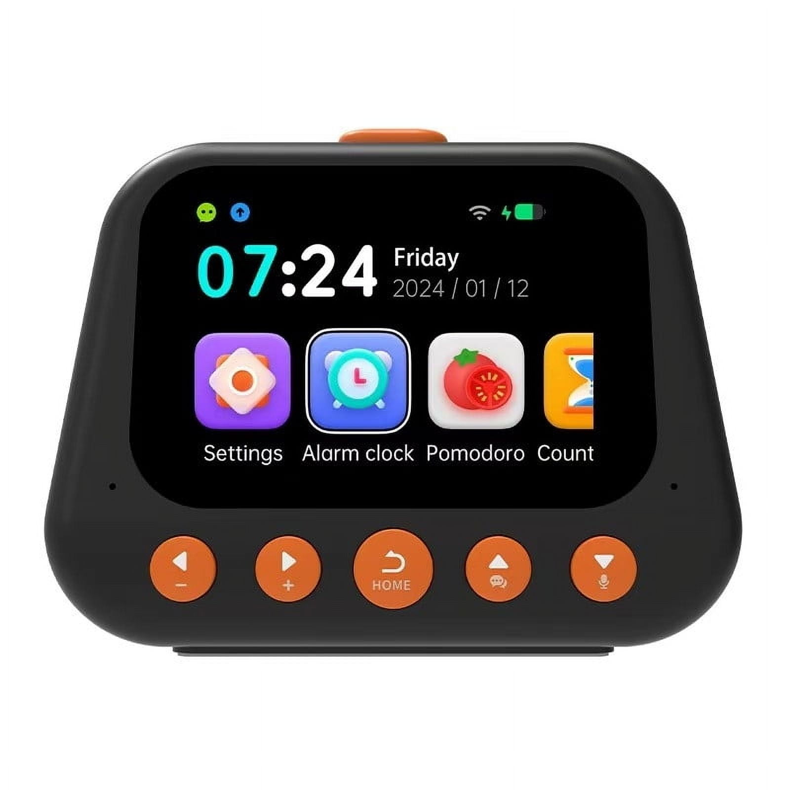 Alarm Clock, InsCrazy Powered Smart Voice Alarm Clock Wake Up and ...