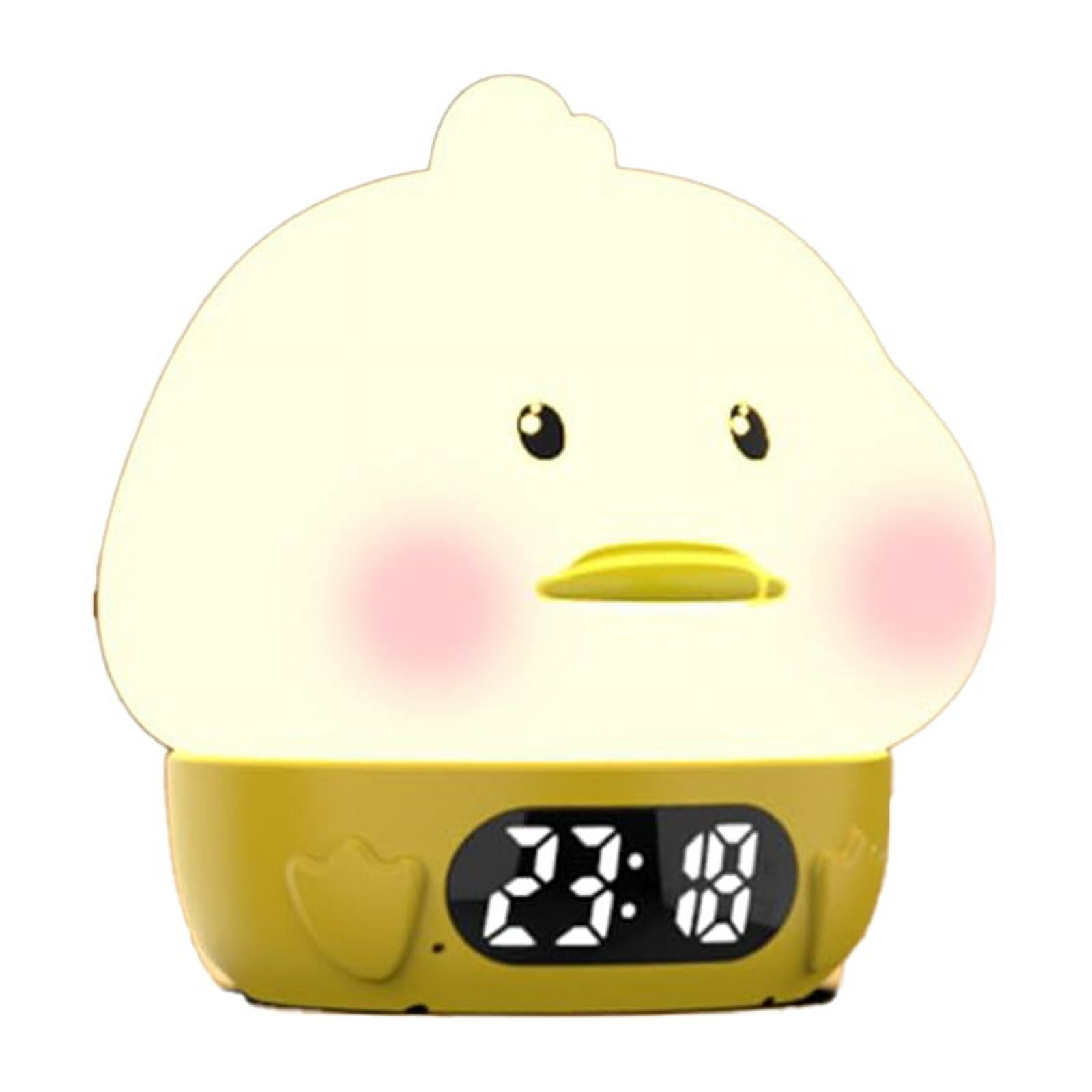 Alarm Clock Lights for Kids-Duck Night Lights,Temperature Display,RGB ...