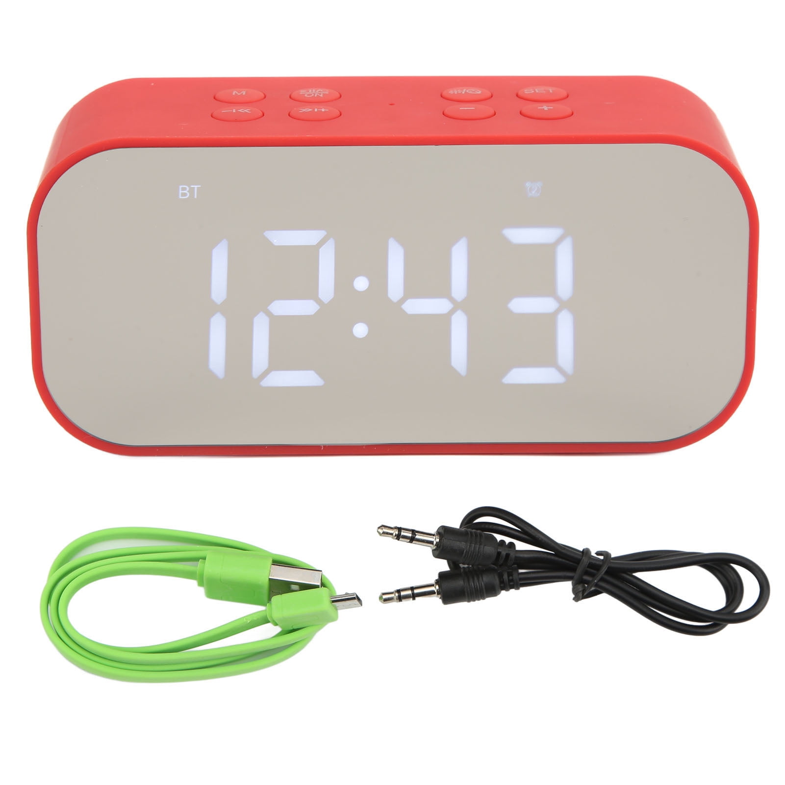 Alarm Clock Mirror Electronic Intelligent Noise Reduction 45MM ...