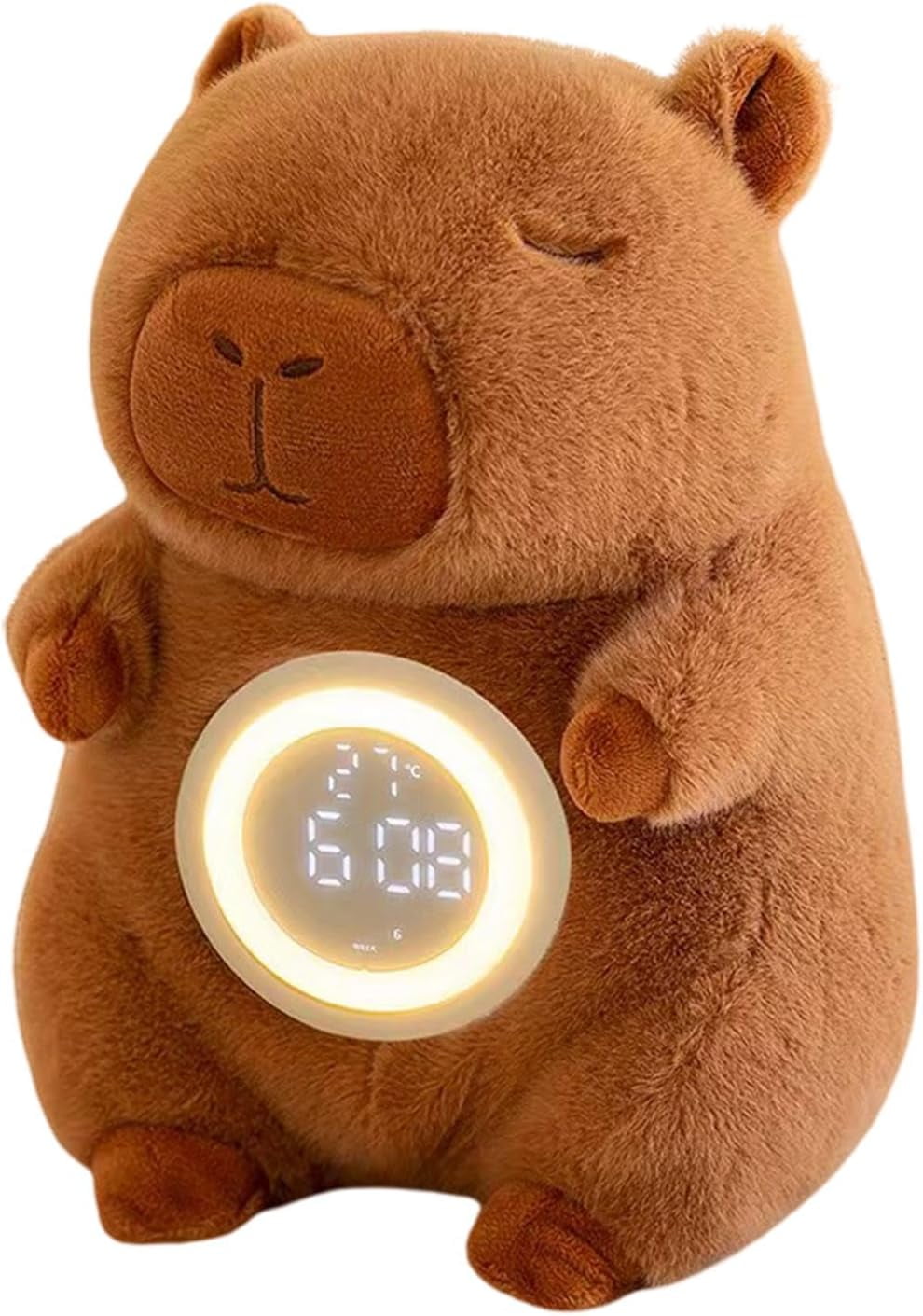 Alarm Clock Plush, Capybara Lamp, Cute Capybara Alarm Clock, Capybara ...