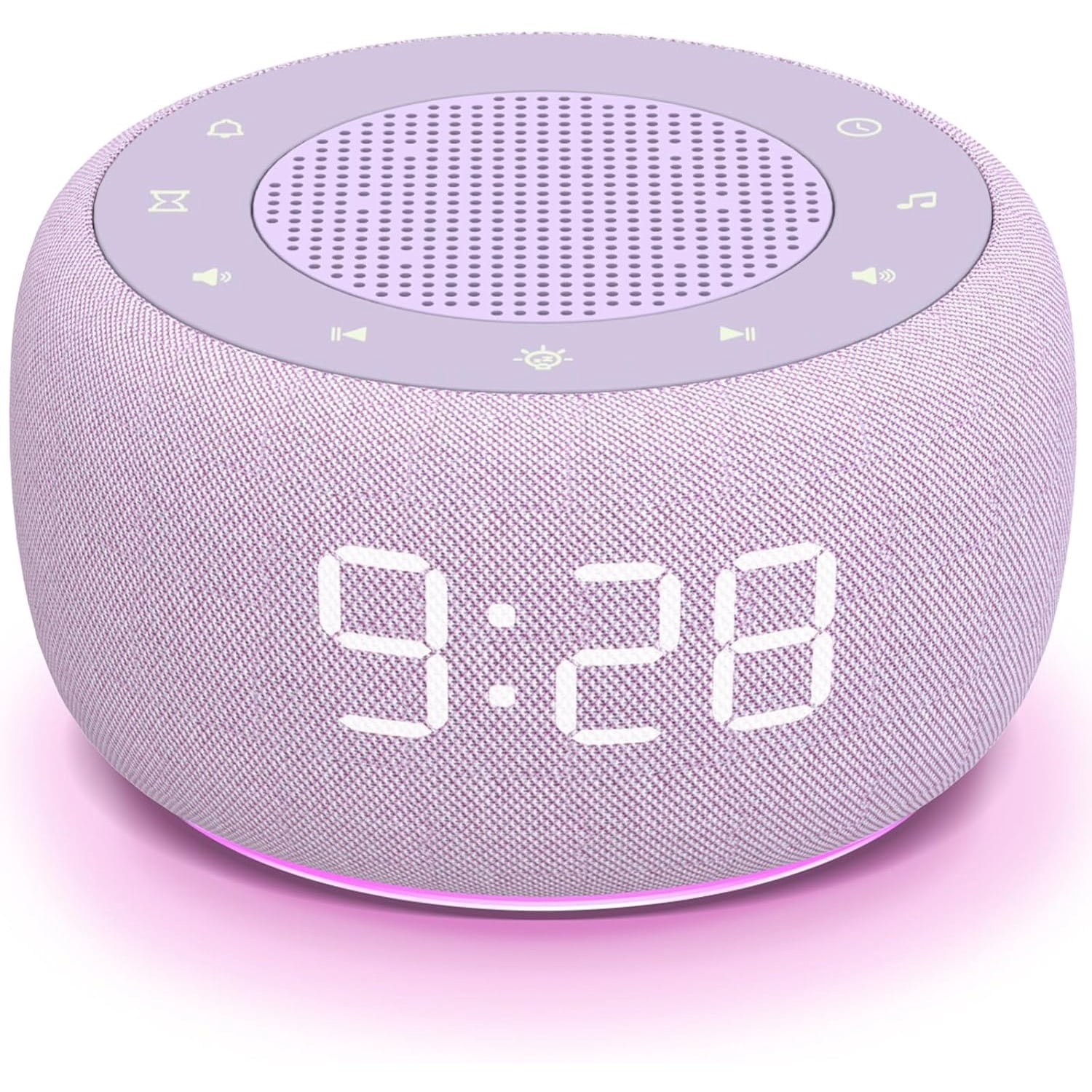Alarm Clock with Sound Machine for Bedrooms – 2-in-1 White Noise ...