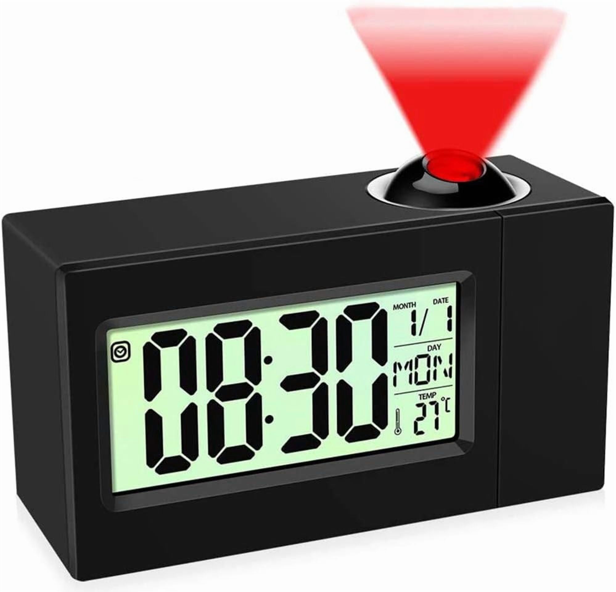 Alarm Clock with Projection Led Digital Alarm Clock USB Table Clock Led ...
