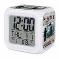 Alarm Clocks Camper Van Bear Digital Clock 7 Color LED Night Light ...