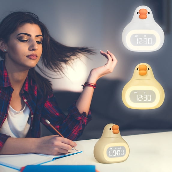 Alarm Clocks For Bedrooms Cute Alarm Clock Night Light For Students ...