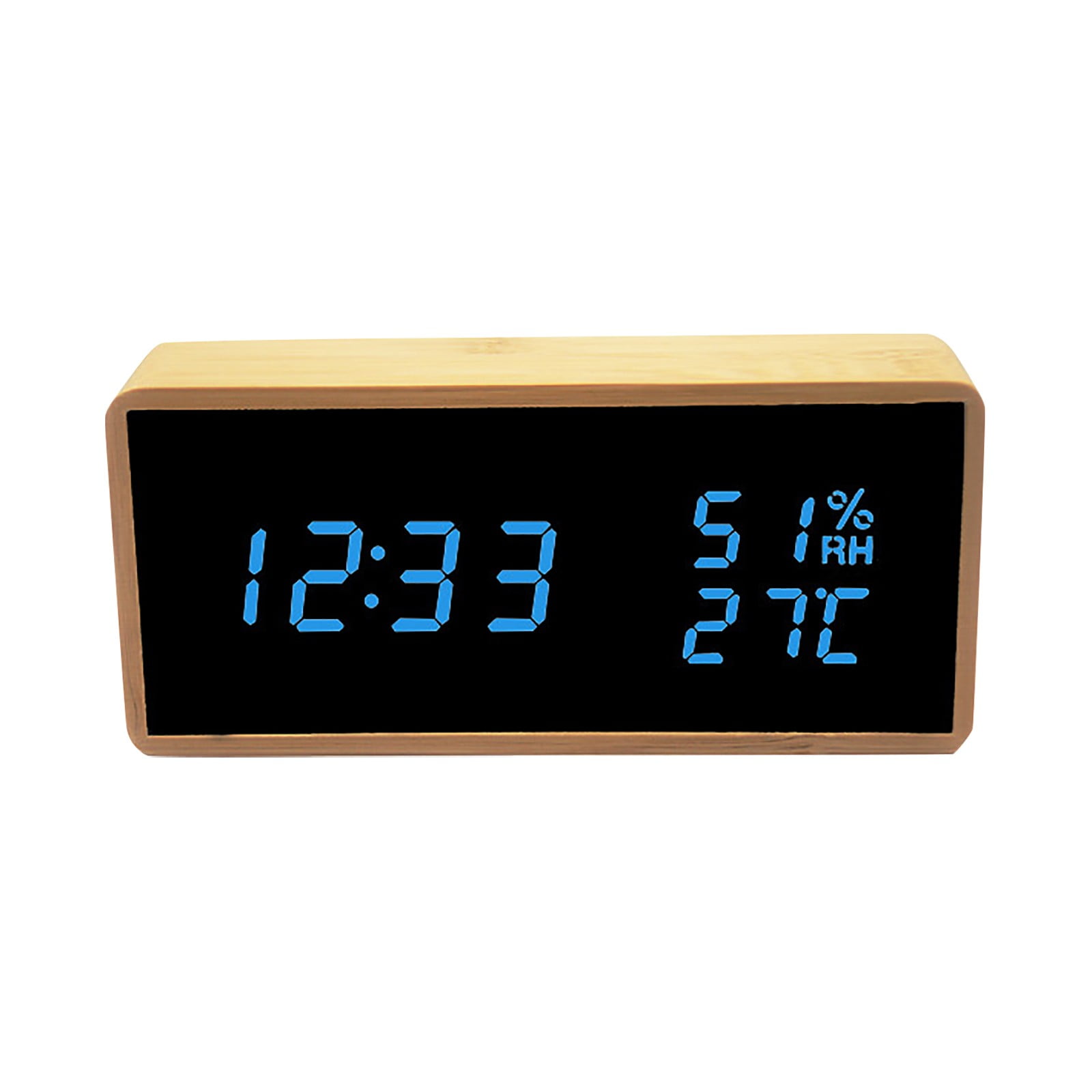 Alarm Clocks for Bedroom Bedroom Clock, Wooden Digital Alarm Clock ...