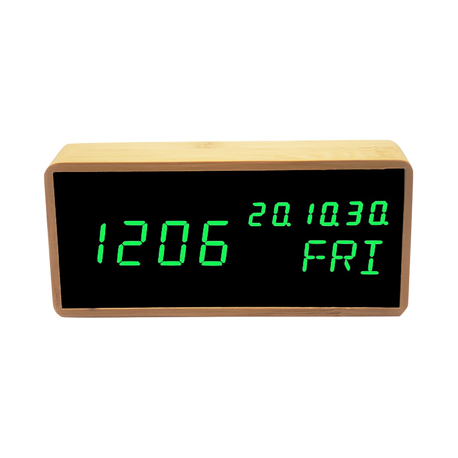 Alarm Clocks for Bedroom Bedroom Clock, Wooden Digital Alarm Clock ...