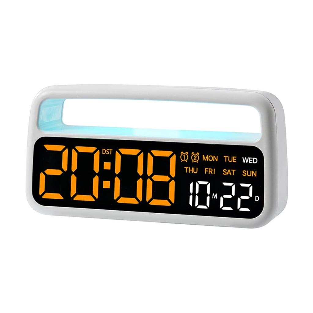 Alarm Clocks for Bedroom Living Room Digital Clock Night Light Digital ...