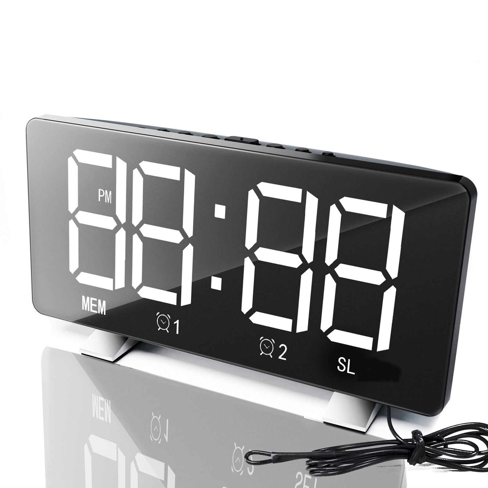 Zwidao Alarm Clock for Heavy Sleepers Adults Kids Super Loud Alarm ...