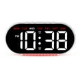 Alarm Clocks for Bedrooms LED large-character digital clock, date table ...