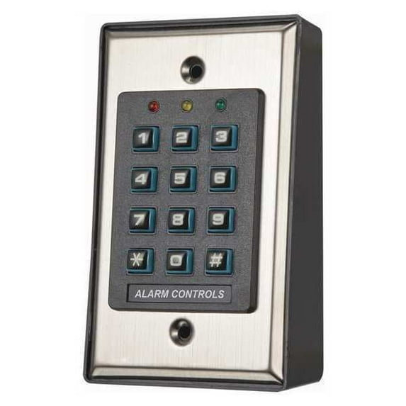 Alarm Controls Keypad,SS,5in. H x 3in. W x 2 in. D KP-100A - Walmart.com